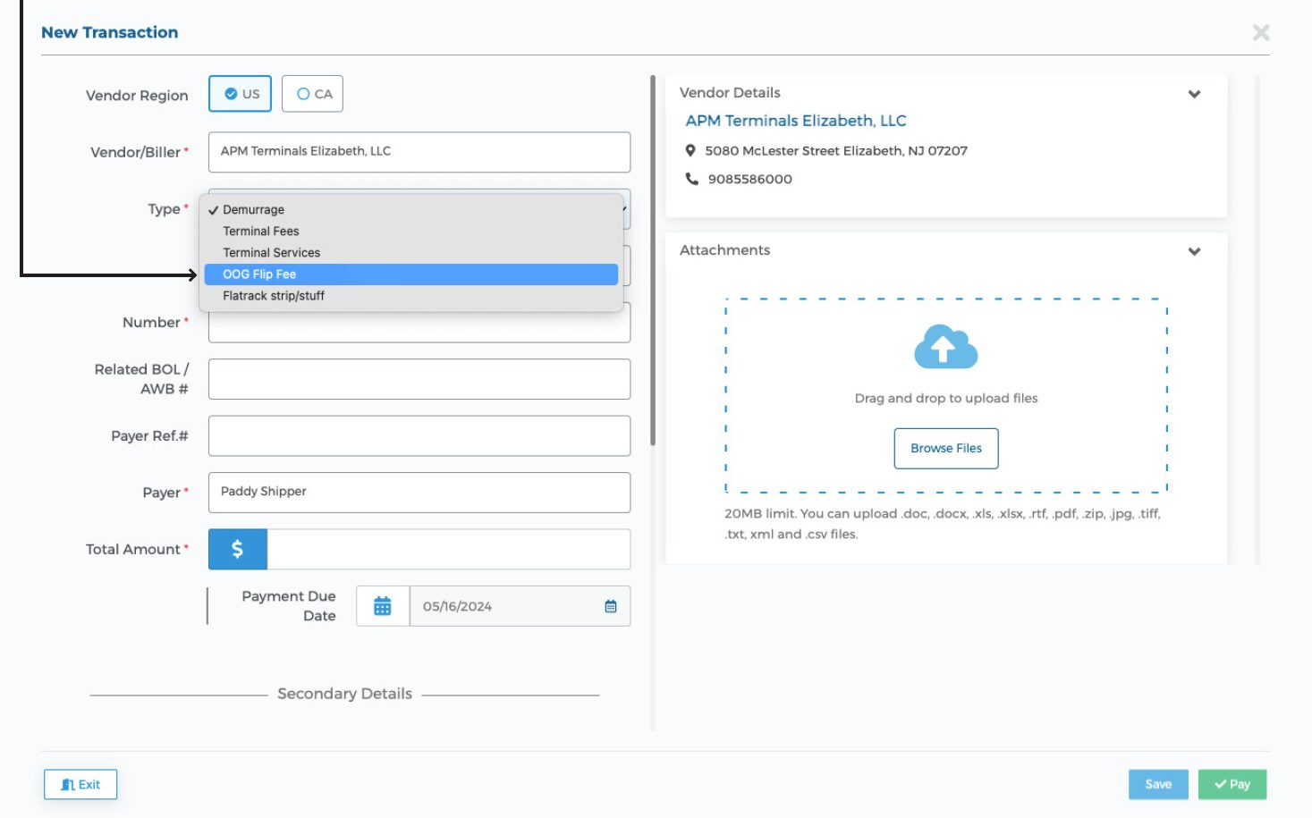 You Can Now Pay Out of Gauge Fees and Strip/Stuff - APM Terminals